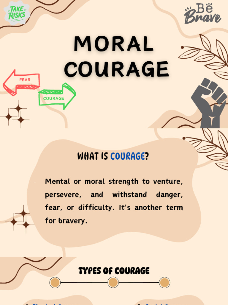 MORAL-COURAGE | PDF | Courage | Disciplines