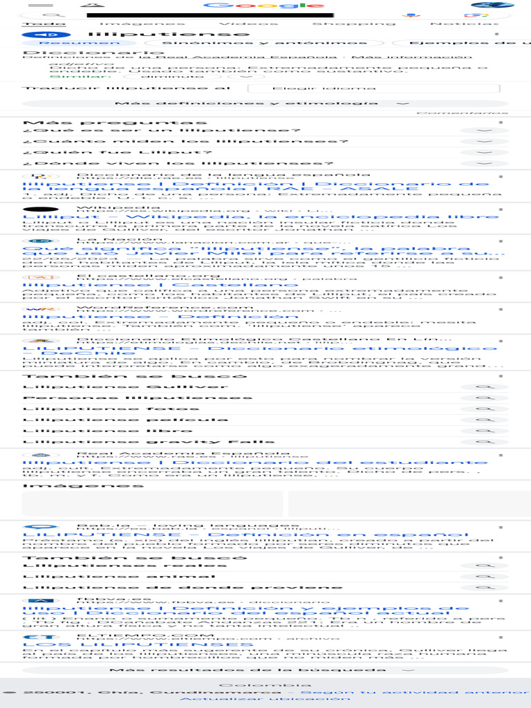 Liliputiense - Buscar Con Google | PDF | Diccionario | Lingüística