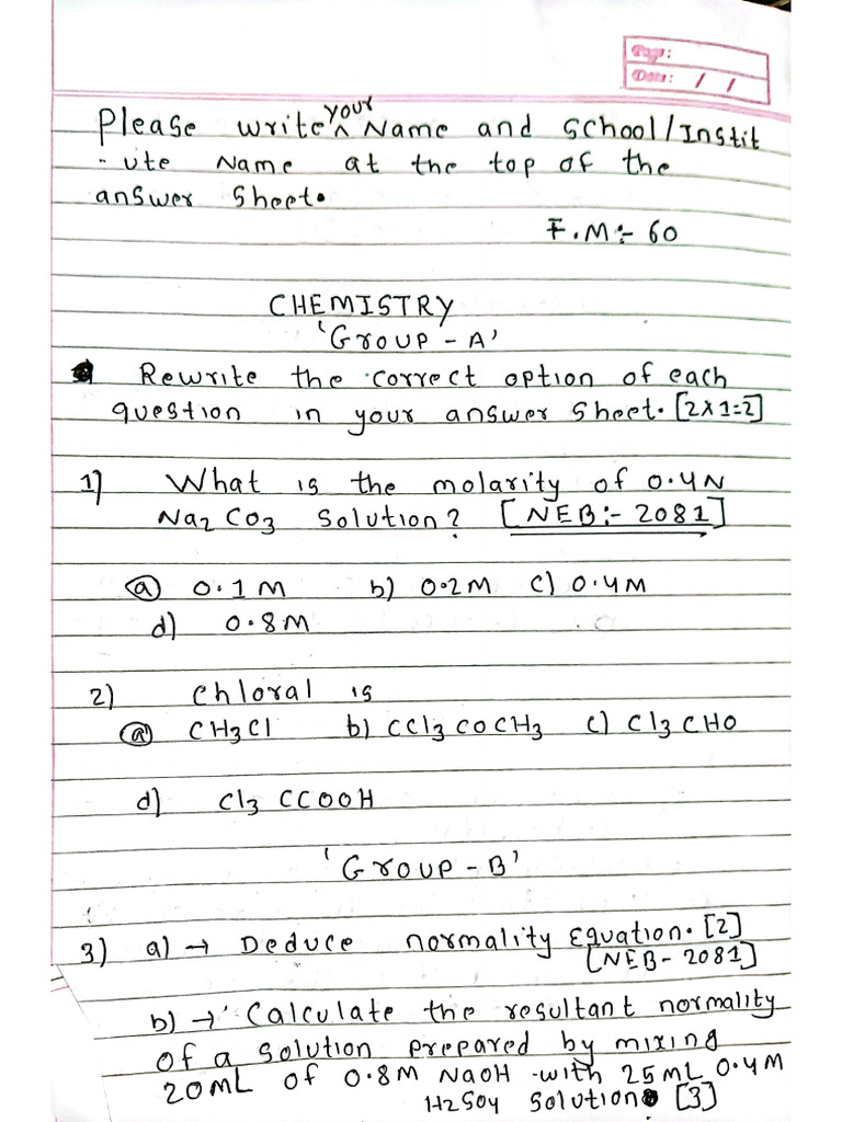 Week 01 To 08 Test Series Paper (No Missing File) | PDF | Derivative ...