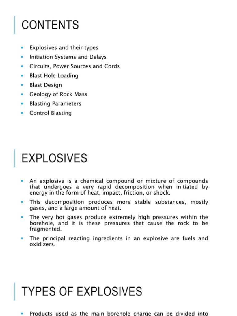 Rock Blasting Fundamentals 1712943293 | PDF