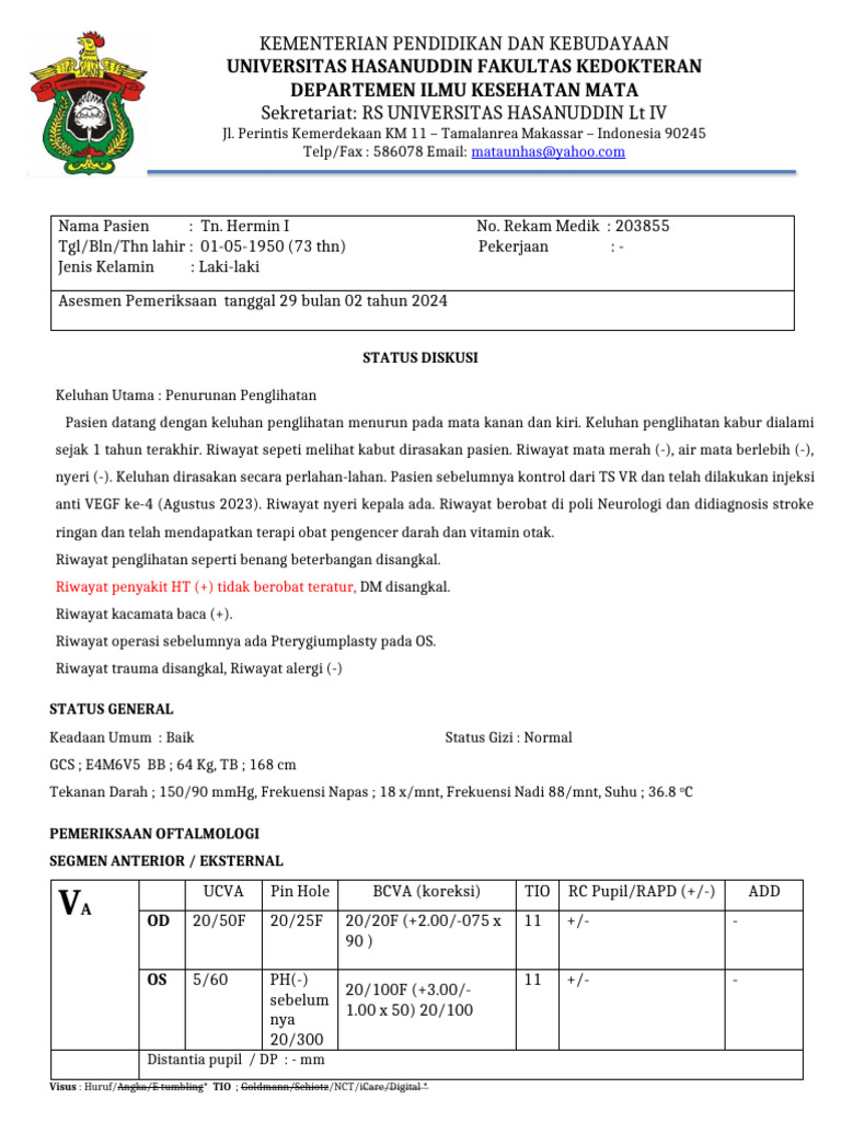 Status 4 - Katarak Senilis Immatur | PDF