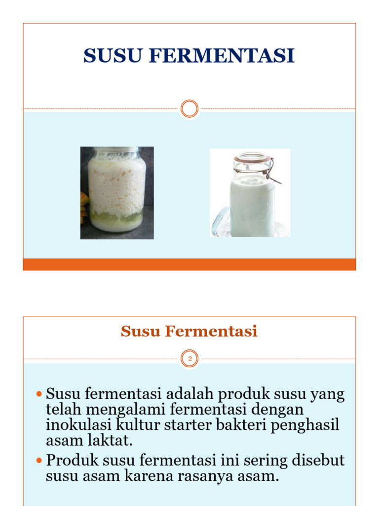 Susu Fermentasi | PDF | Kesehatan Holistik | Teknologi & Rekayasa