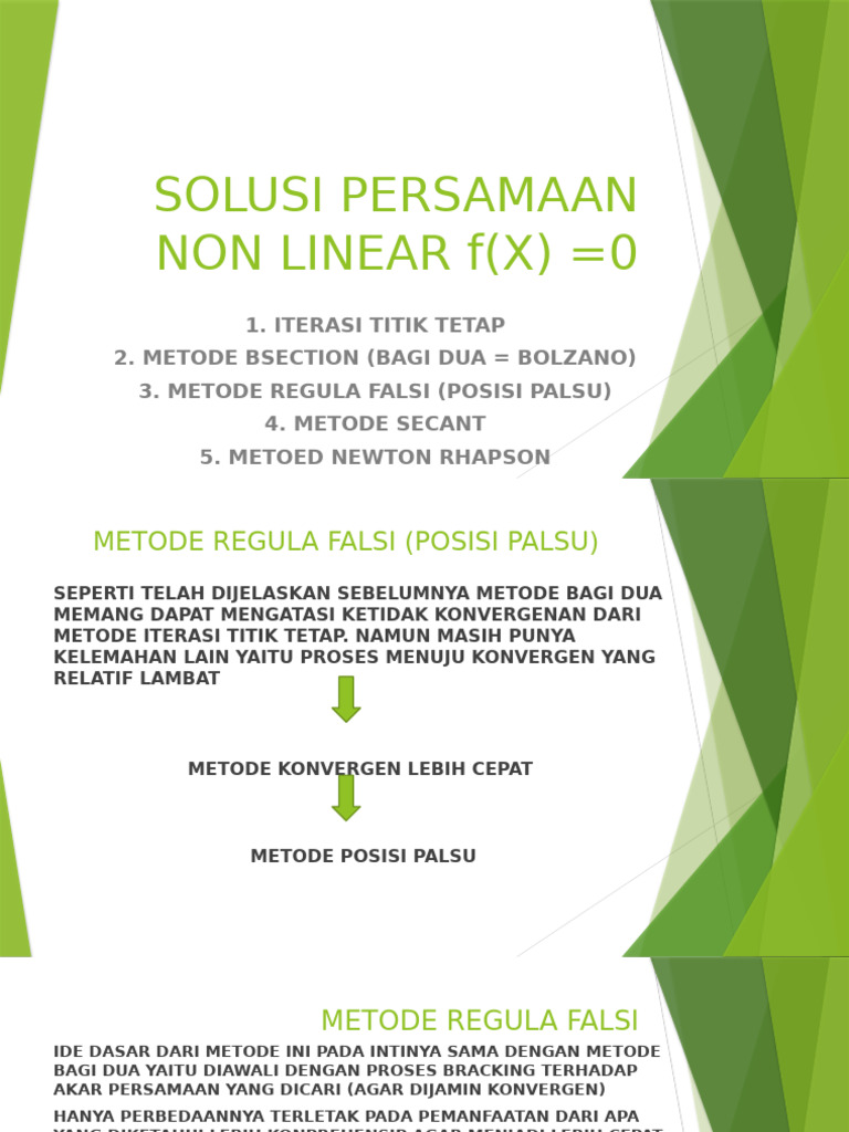 Metode Regula Falsi | PDF