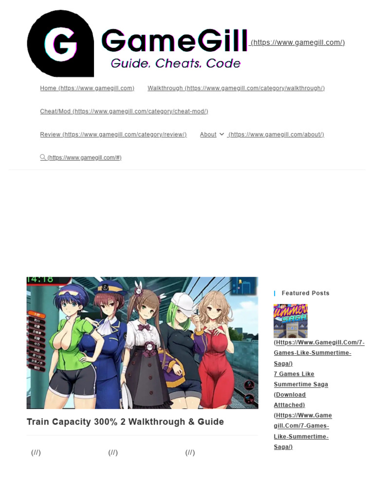 Train Capacity 300% 2 Walkthrough & Guide - GameGill | PDF