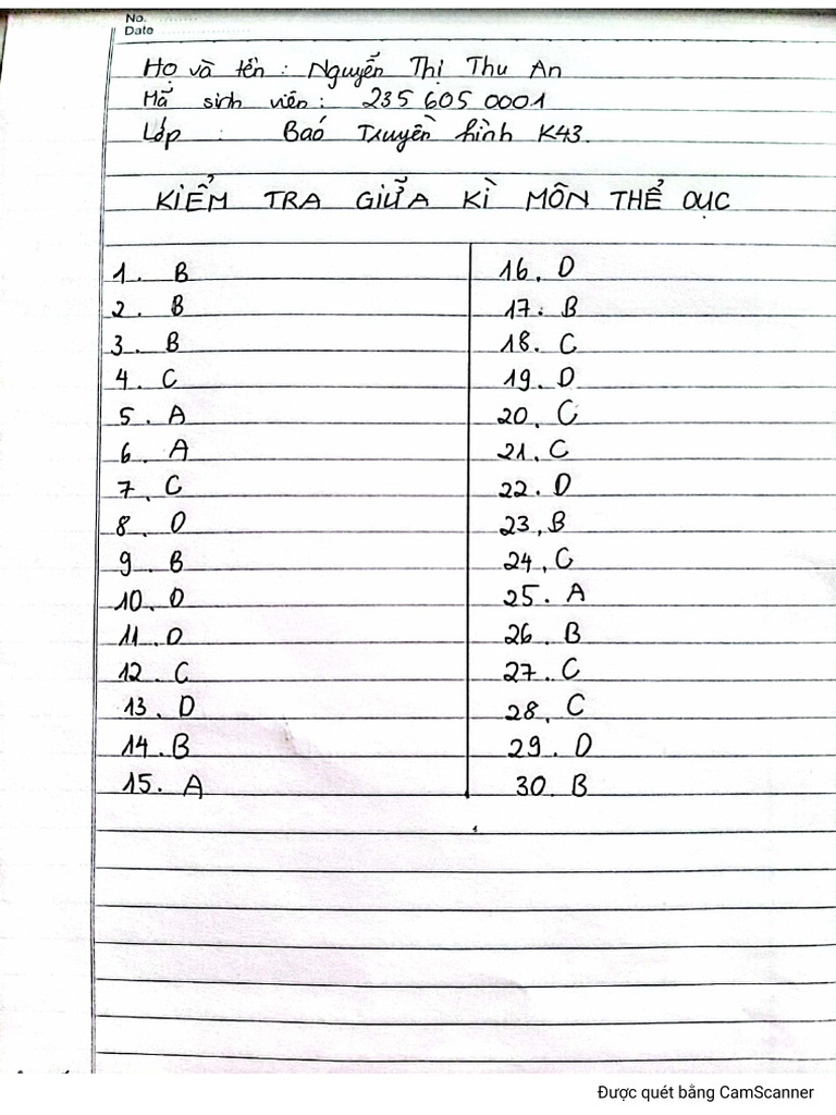 Nguyễn Thị Thu An- Truyền hình K43 | PDF