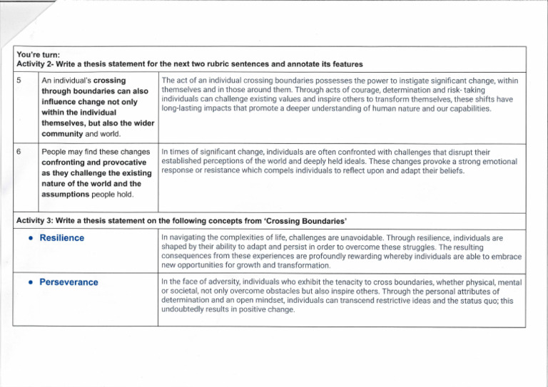 Crossing Boundaries | PDF