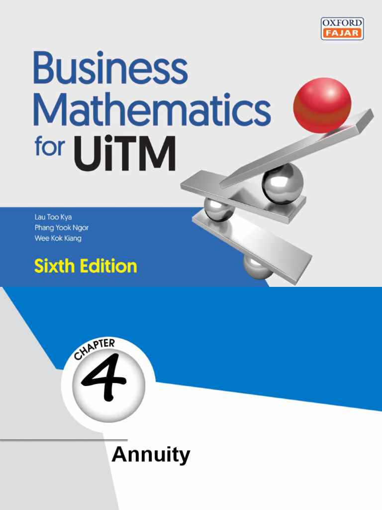 Topic 4 Annuity | PDF | Present Value | Interest