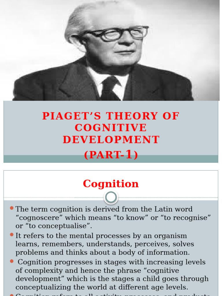 On Piaget's Theory | PDF | Cognitive Development | Cognition