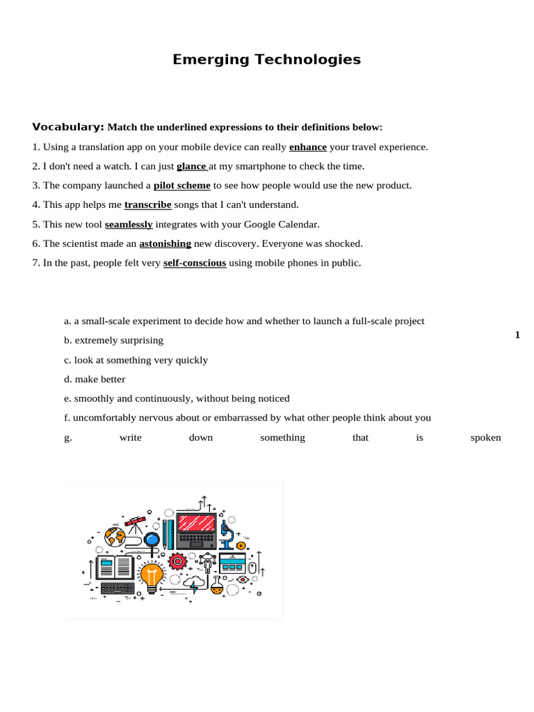 Tech Vocabulary for Learners | PDF | Career & Growth | Social Science