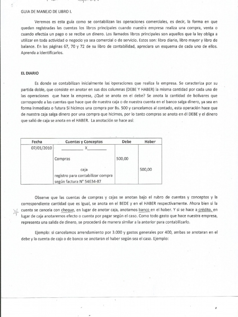 SILVIA CONTAB Módulo 3 Manejo de Libros | PDF