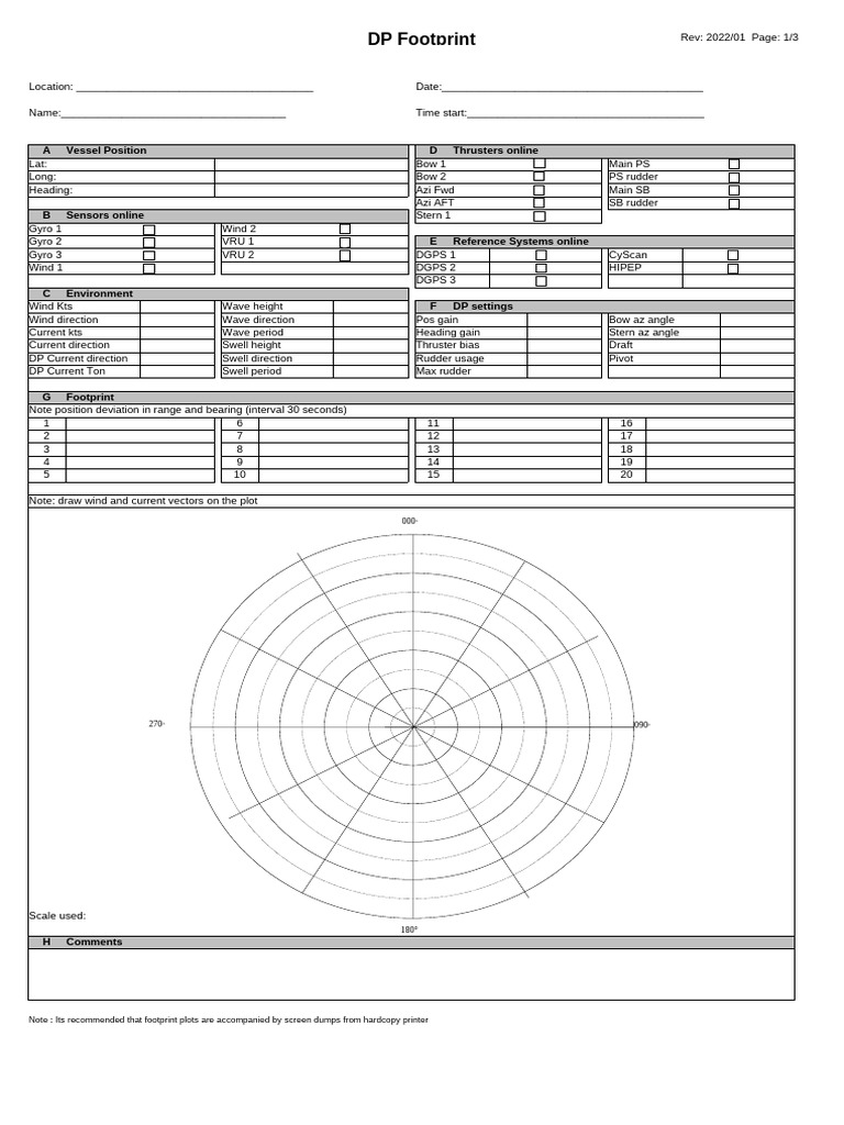 04. DP footprint EMPTY | PDF | Heavy Industry | Shipbuilding