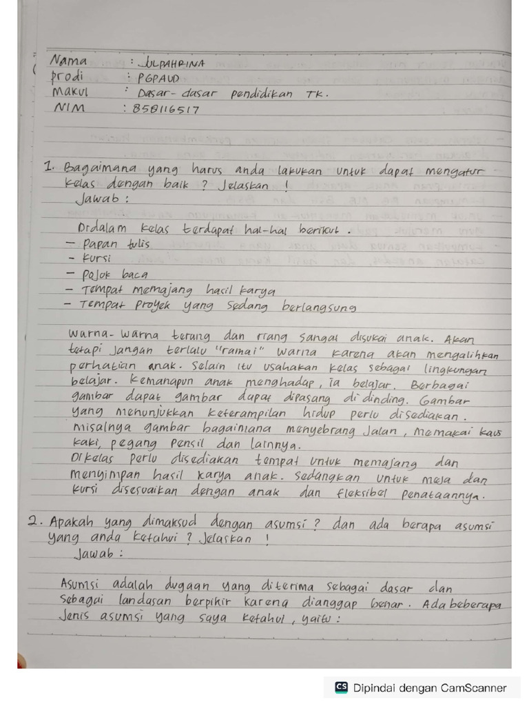 Tugas 3 Dasar Dasar Pendidikan Tk Pdf