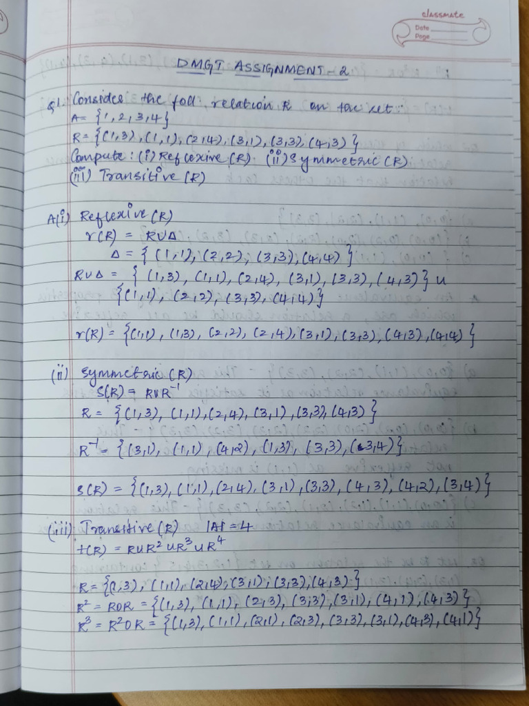 DMGT Assignment | PDF