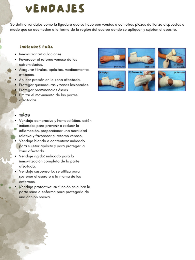 Vendajes | PDF