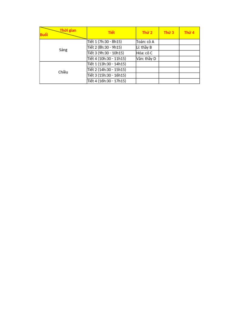 Bài1 Làm Quen Excel | PDF