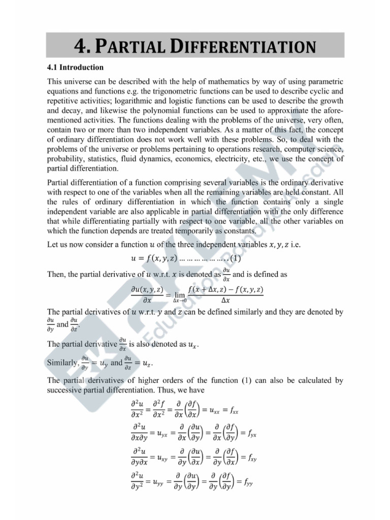 Chap 4. Partial Differentiation - 01700601 6018 4279 8dc2 41fdc8dd1521 ...