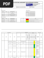 HIRARC Table Dosh Office | PDF | Risk | Injury