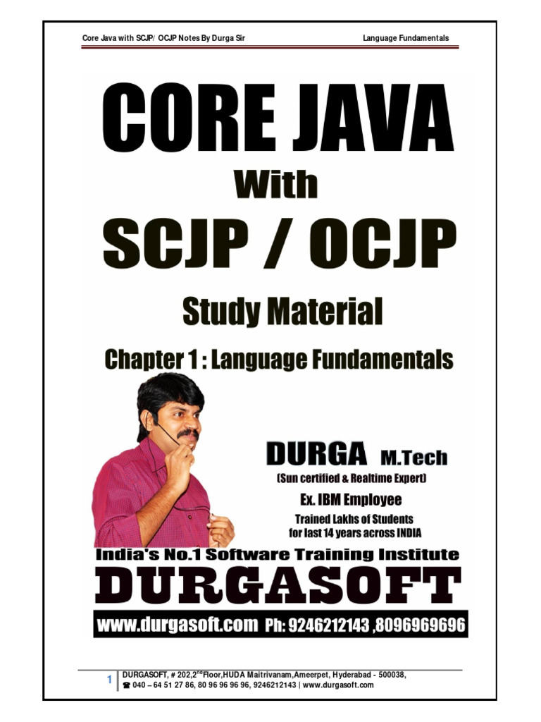Chapter 1 Language Fundamentals Pdf Integer Computer Science Reserved Word 