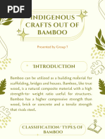 Bamboo Crafts: Techniques and Examples | PDF | Bamboo