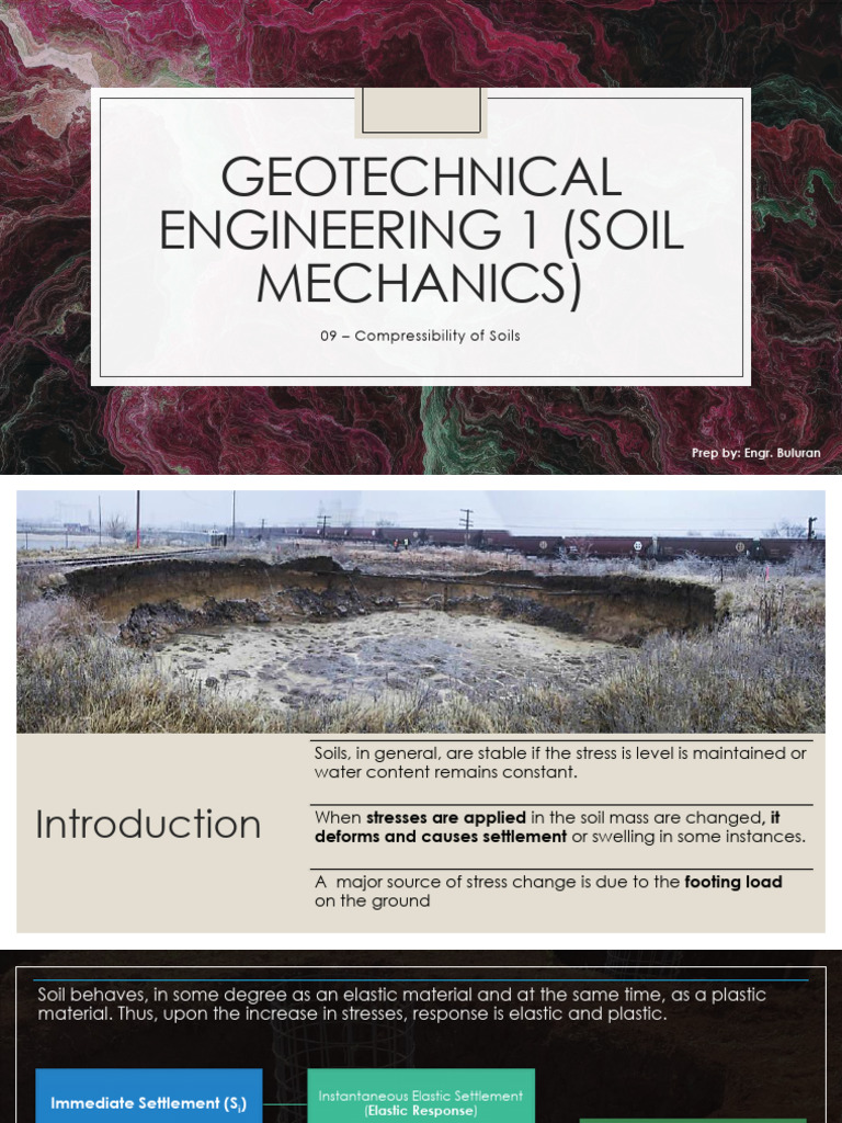 Soil Compressibility in Geotechnical Engineering | PDF | Elasticity ...