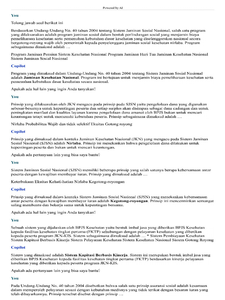 Jawaban Kuis KKK | PDF