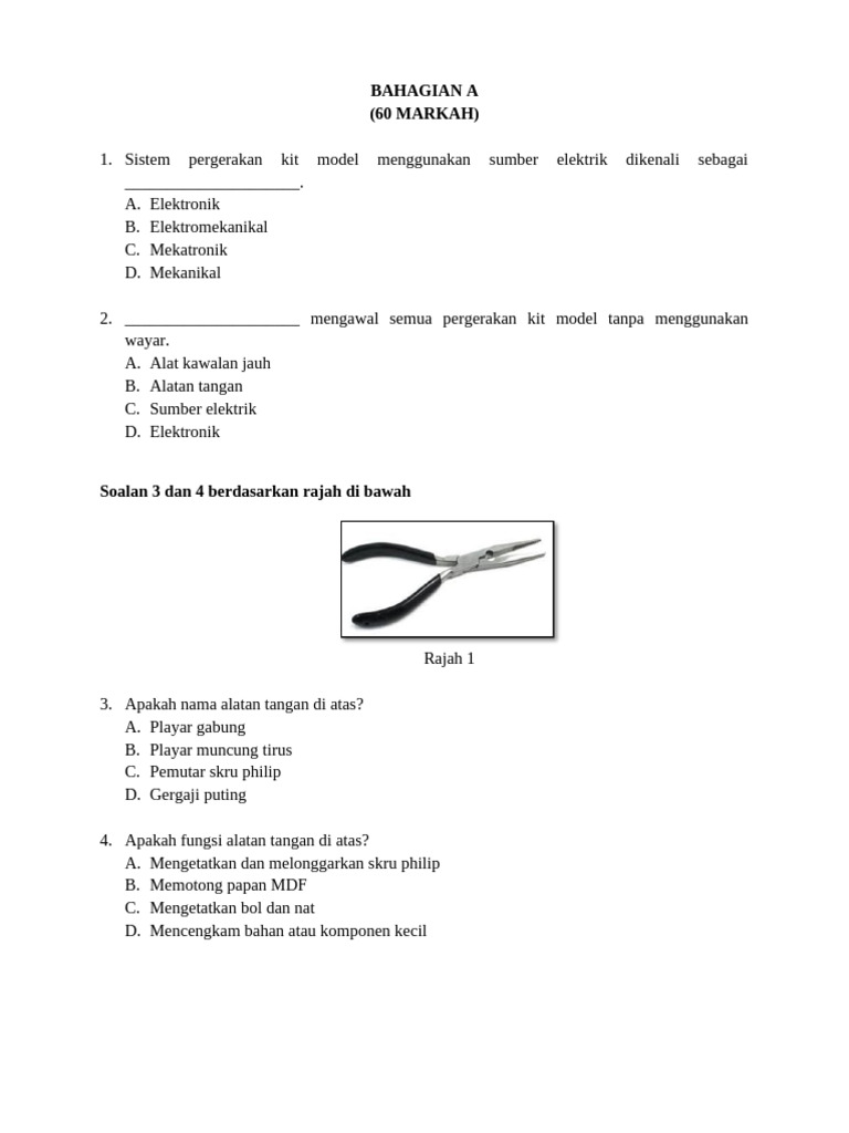 RBT Ujian Bulanan 1 | PDF