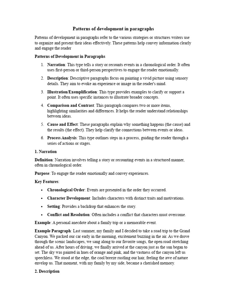 Identify Patterns in Paragraph | PDF | Coffee | Narration