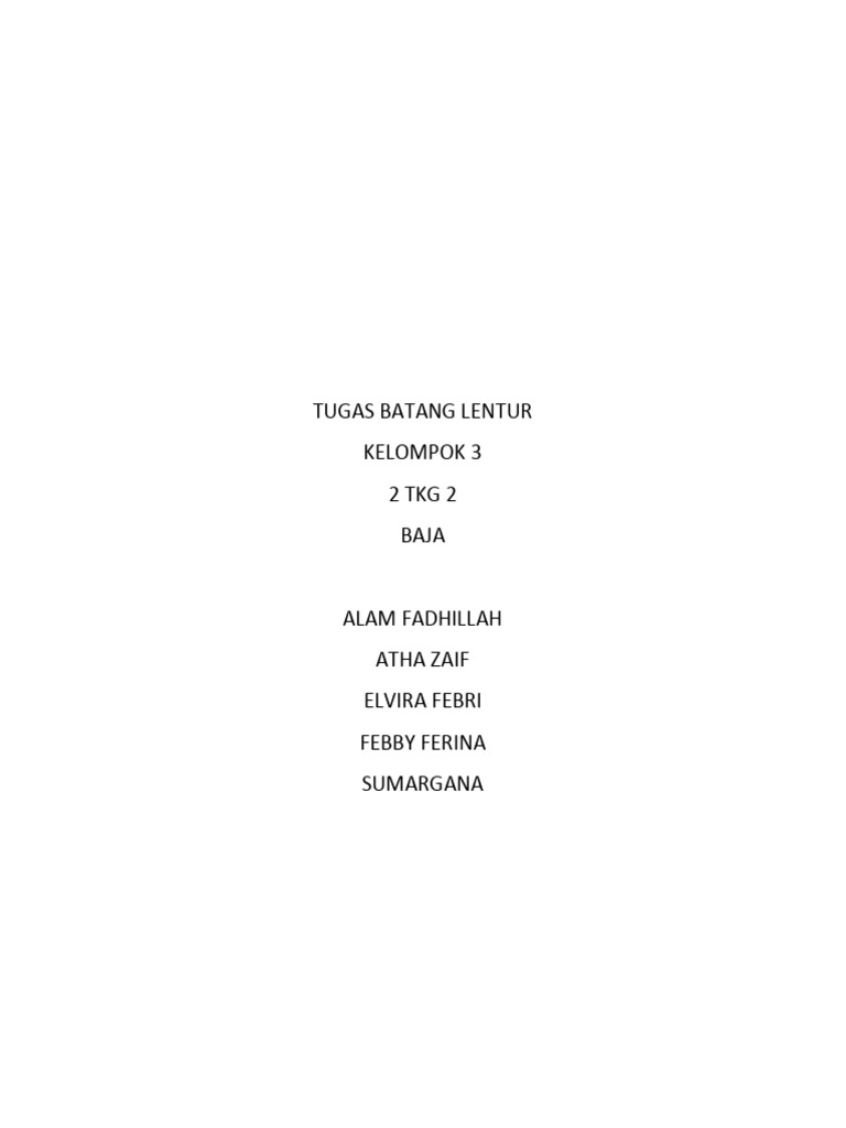 Kelompok 3 - Baja - 2 TKG 2 | PDF | Sains & Matematika