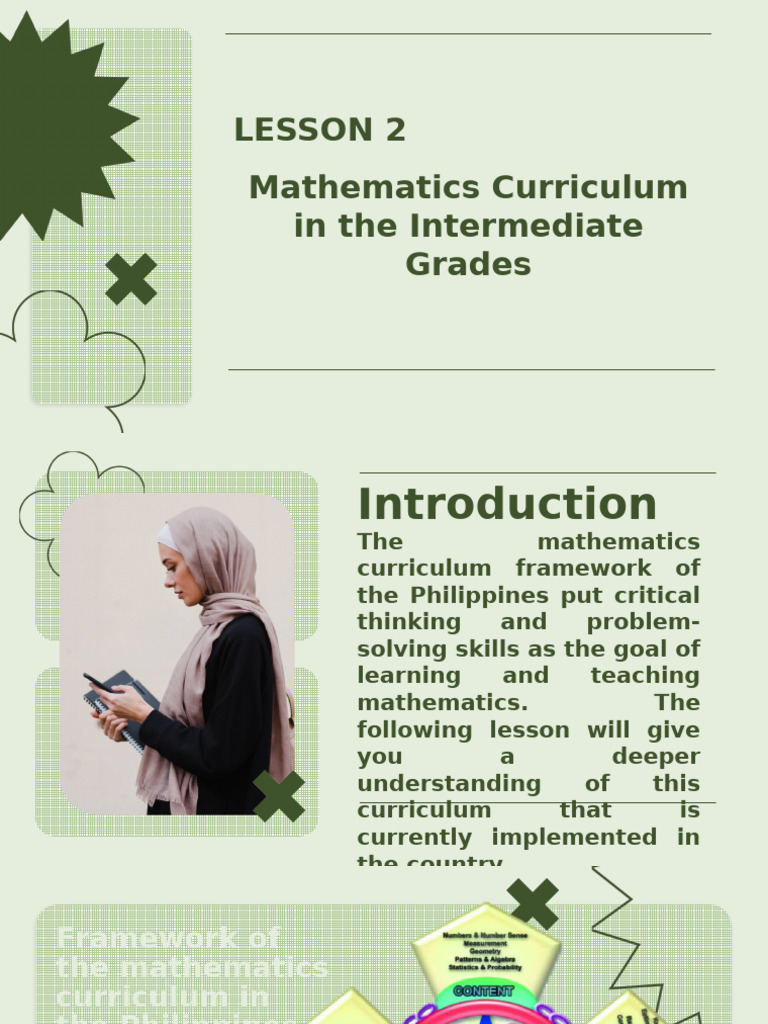 Lesson 2 Mathematics Curriculum in The Intermediate Grades | PDF ...