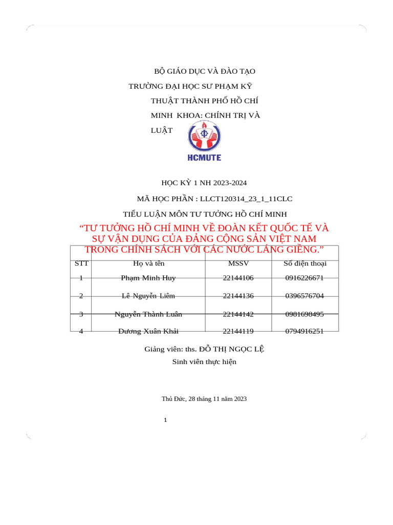 (123doc) - Tu-Tuong-Ho-Chi-Minh-Ve-Doan-Ket-Quoc-Te-Va-Su-Van-Dung-Cua ...