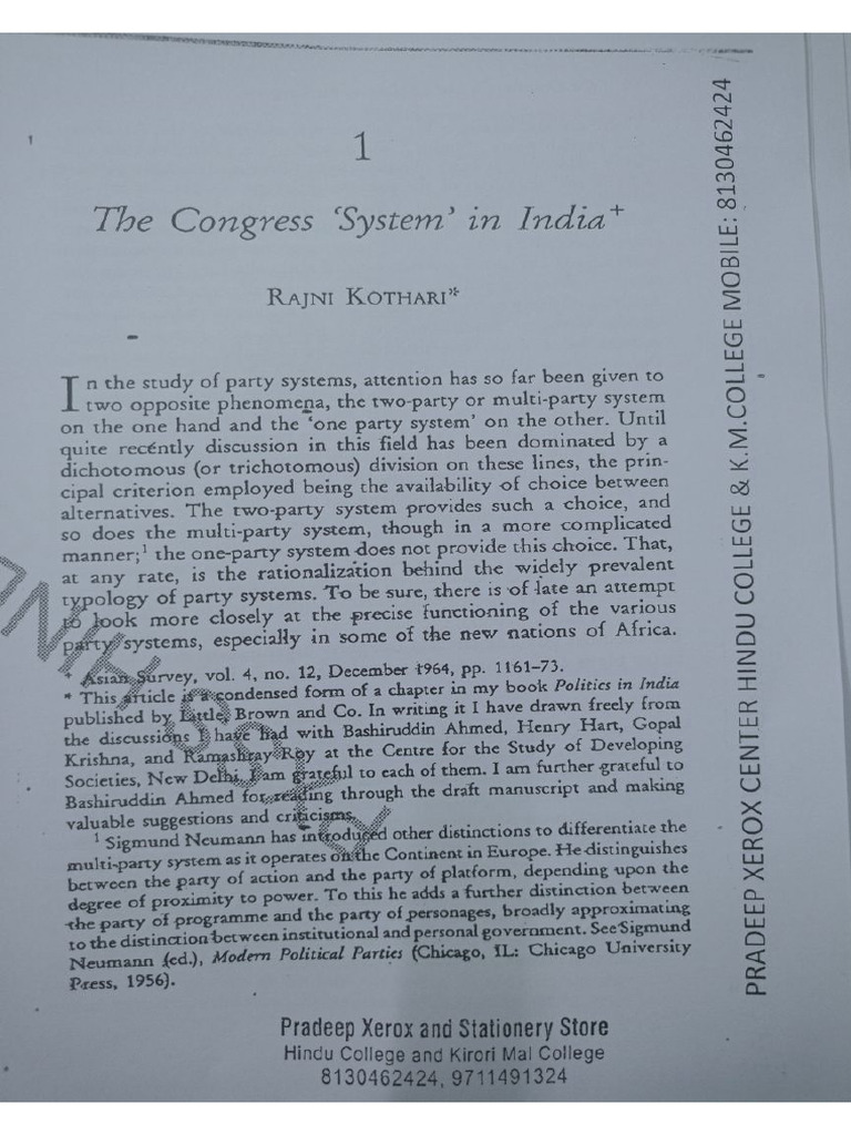 Party System | PDF