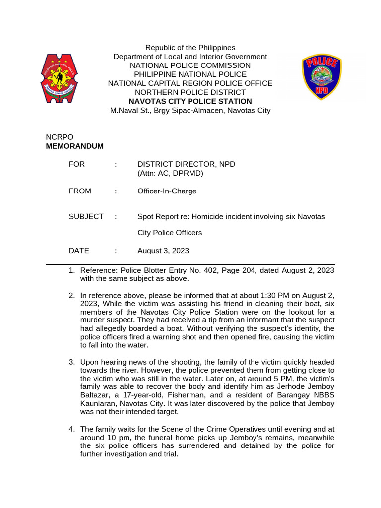 Spot Reportnew | PDF