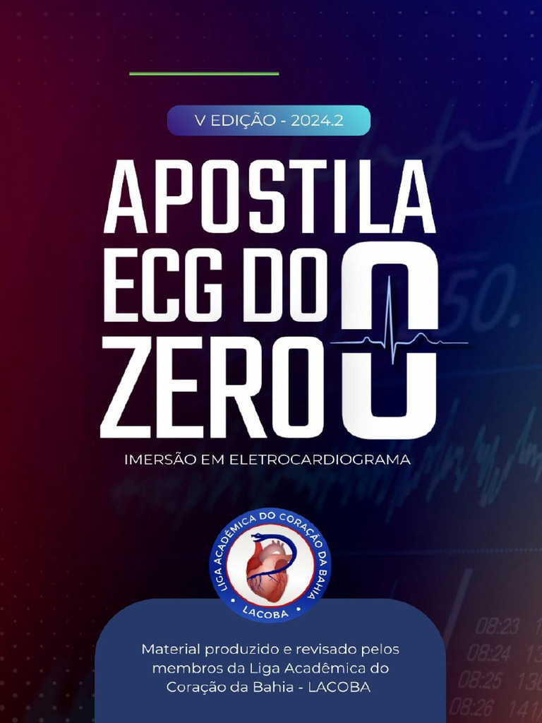 ECG Do Zero LACOBA | PDF | Eletrocardiografia | Átrio (coração)