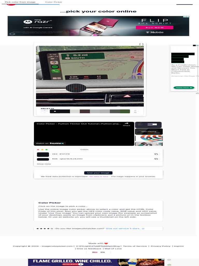? Color Picker Online HEX Color Picker HTML Color Picker | PDF | Computer Graphics | Vision