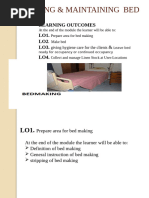 Bed Making Procedures and Guidelines | PDF | Bed | Bedding