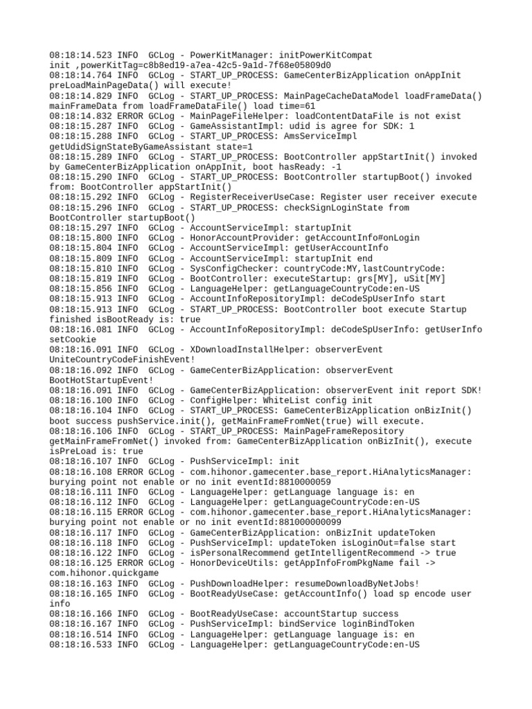 GameCenter Application Startup Log | PDF | Hypertext Transfer Protocol ...