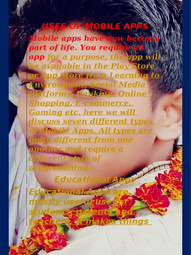 Uses Of Mobile Apps Pdf Mobile App Learning