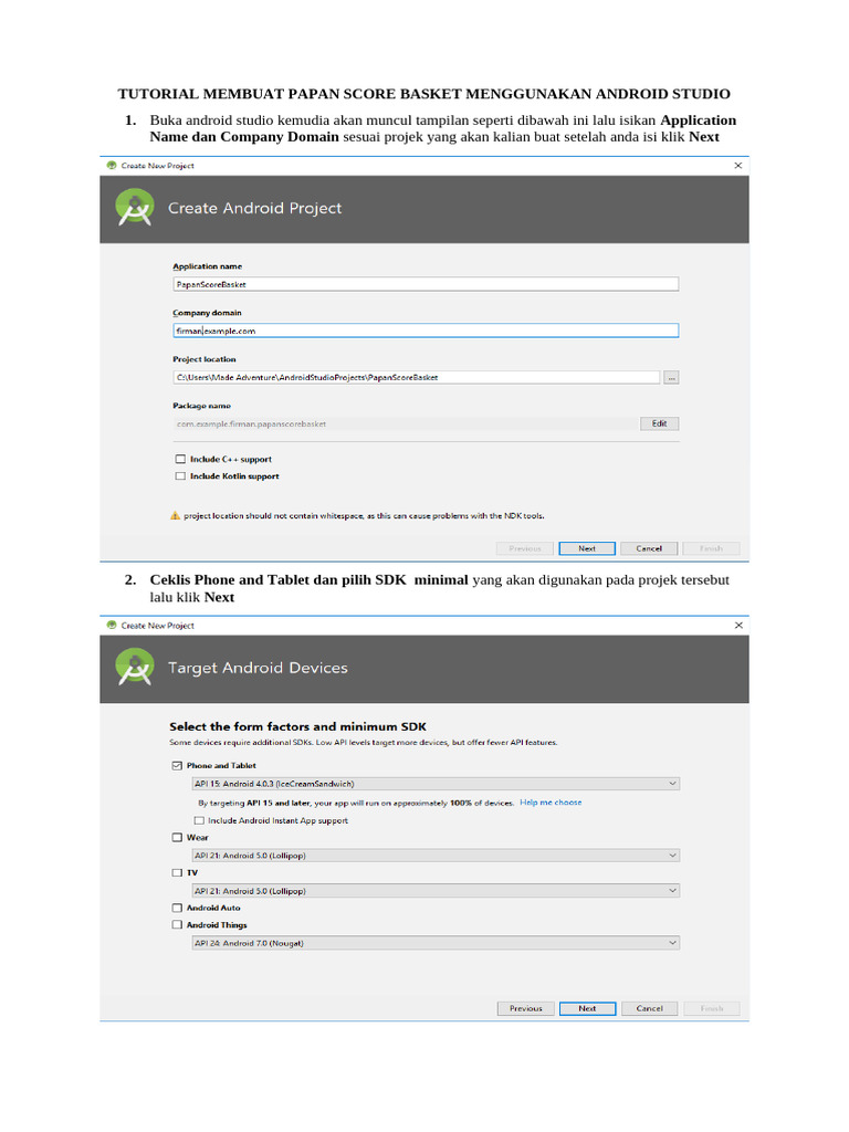 Tutorial Membuat Papan Score Basket Menggunakan Android Studio | PDF ... Tutorial Membuat Papan Score Basket Menggunakan Android Studio | PDF ...