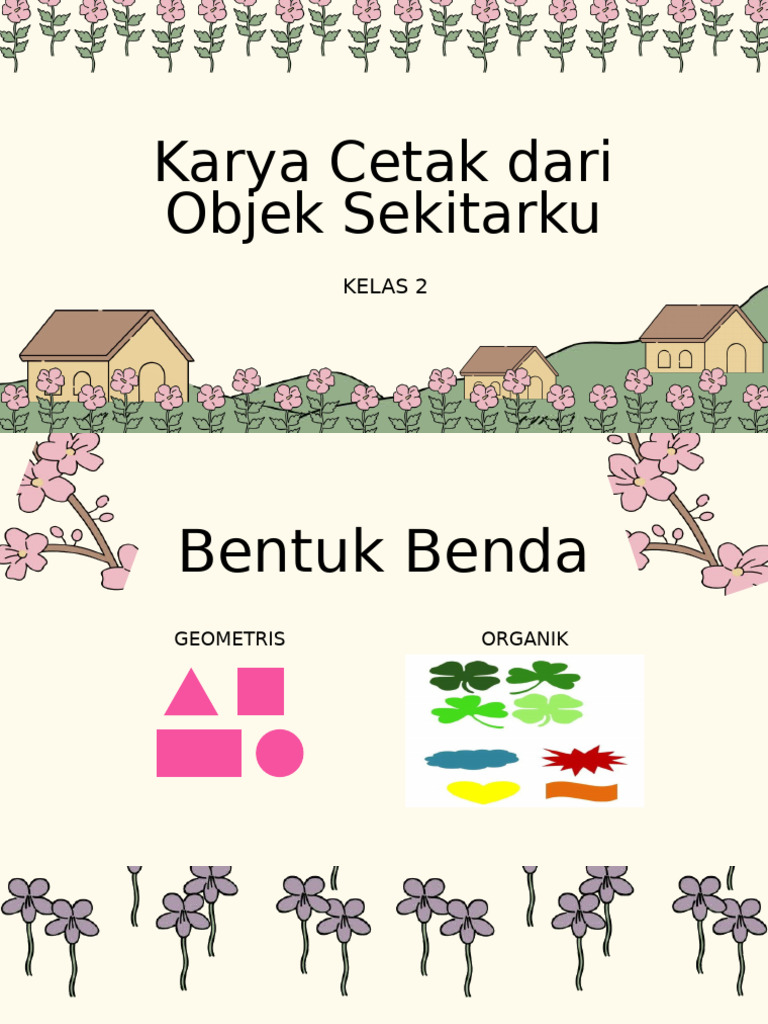 Karya Cetak dari Objek Sekitar Kelas 2 | PDF