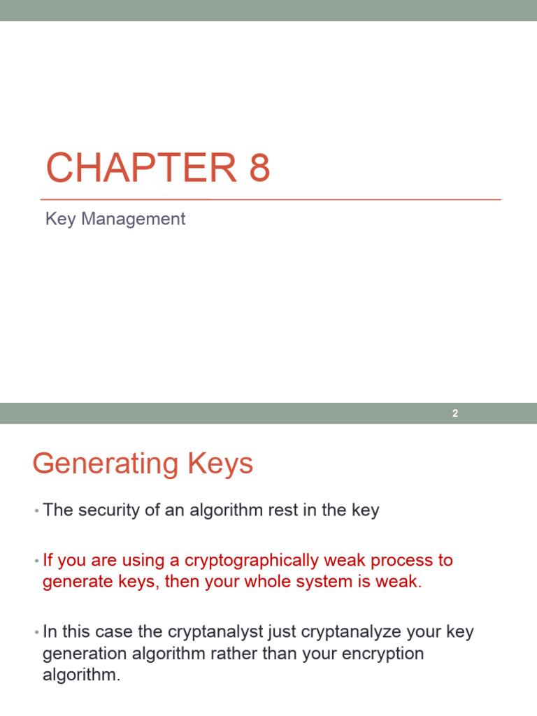 Key Management in Cryptography | PDF | Public Key Cryptography | Encryption