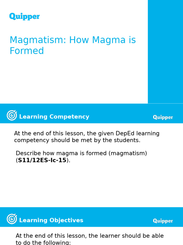 Understanding Magmatism and Magma Formation | PDF | Magma | Plate Tectonics