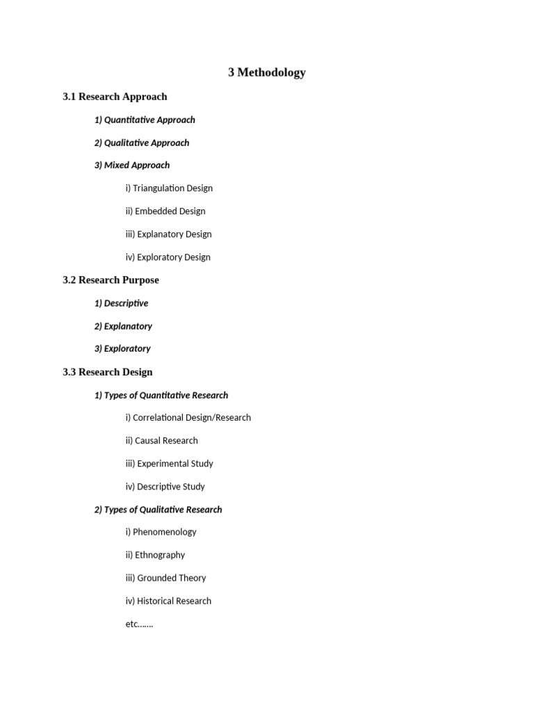 Research Methodology Overview | PDF