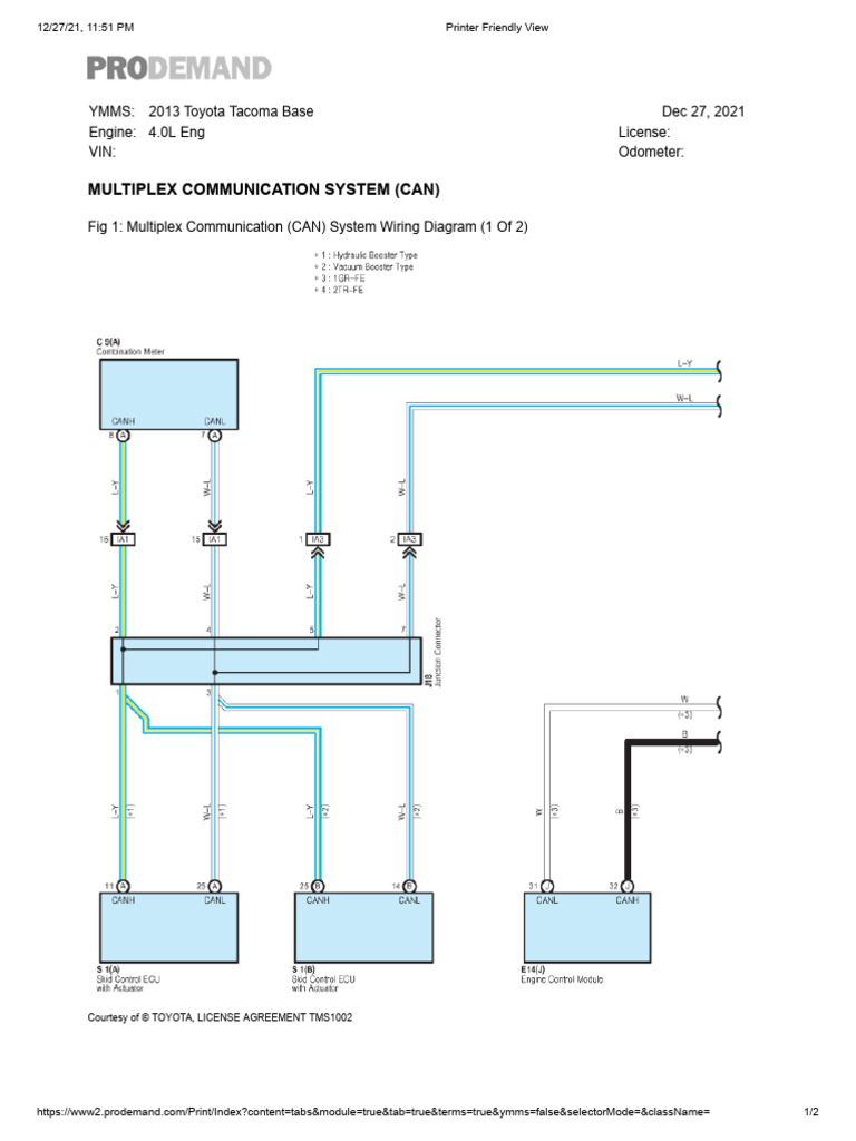 2013 CAN Wiring | PDF | Computers
