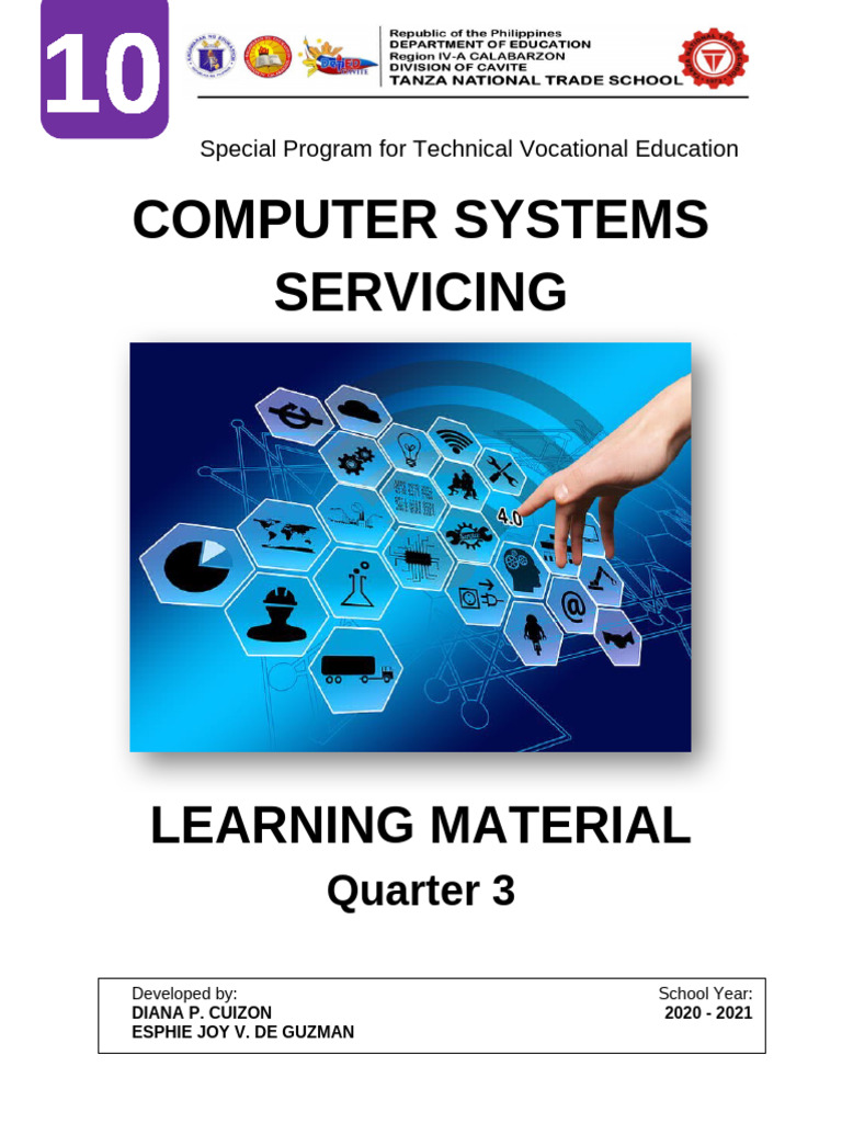Computer Systems Servicing Guide | PDF | Personal Protective Equipment ...