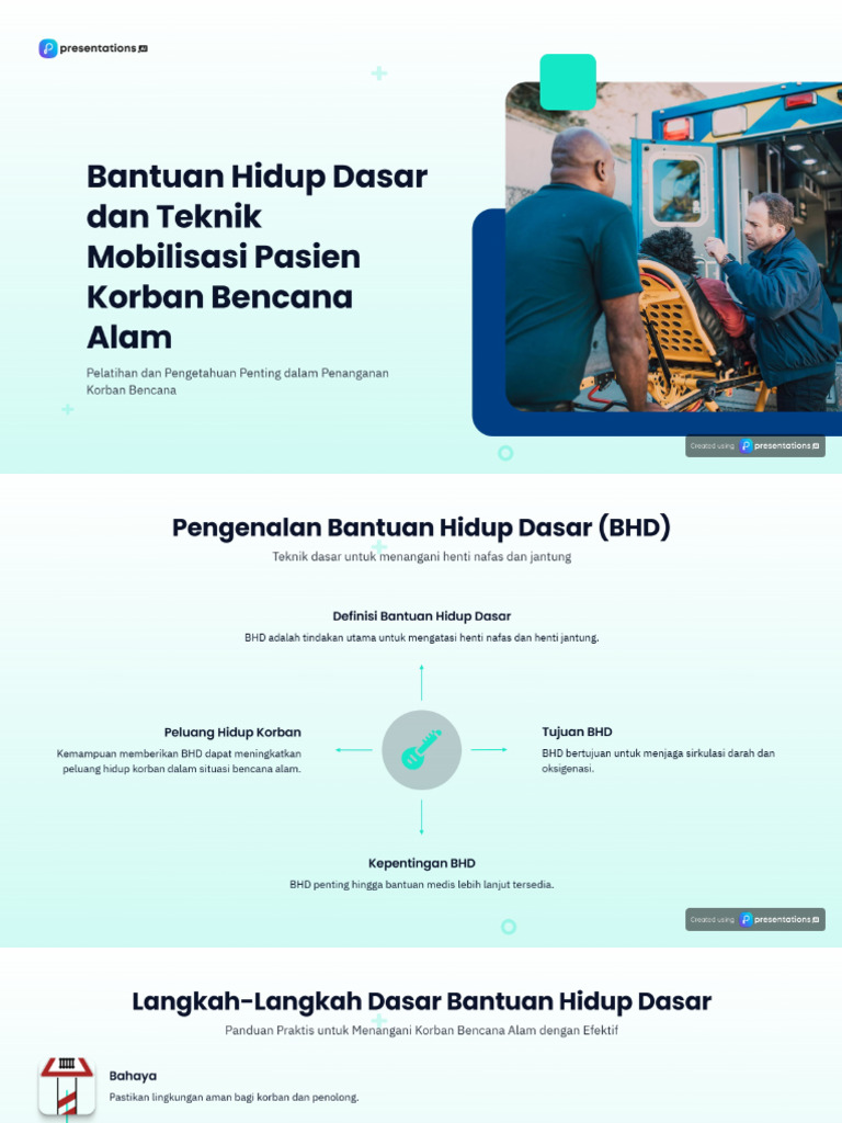 Bantuan Hidup Dasar Dan Teknik Mobilisasi | PDF