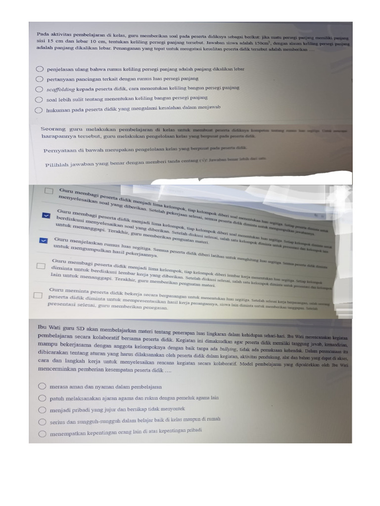 Soal Tryout Piloting PPG | PDF Soal Tryout Piloting PPG | PDF