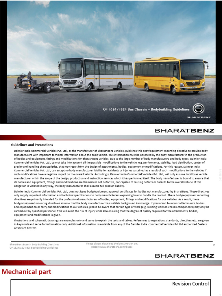 Bharatbenz 1624-1824l BBD Obdii | PDF | Bus | Vehicles