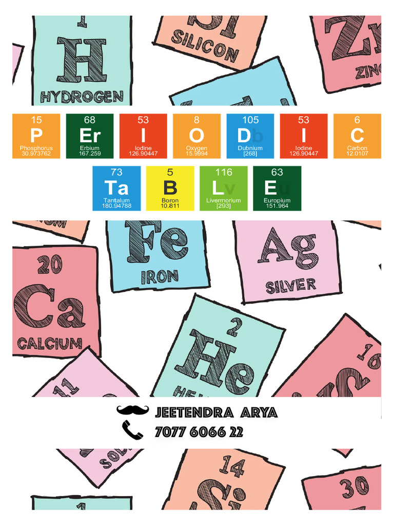 Class Xi PPT Periodic Tabl | PDF | Periodic Table | Chemical Elements