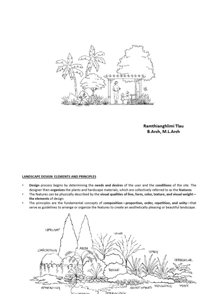 LA Landscape Design Principles 2a | PDF | Composition (Visual Arts) | Color