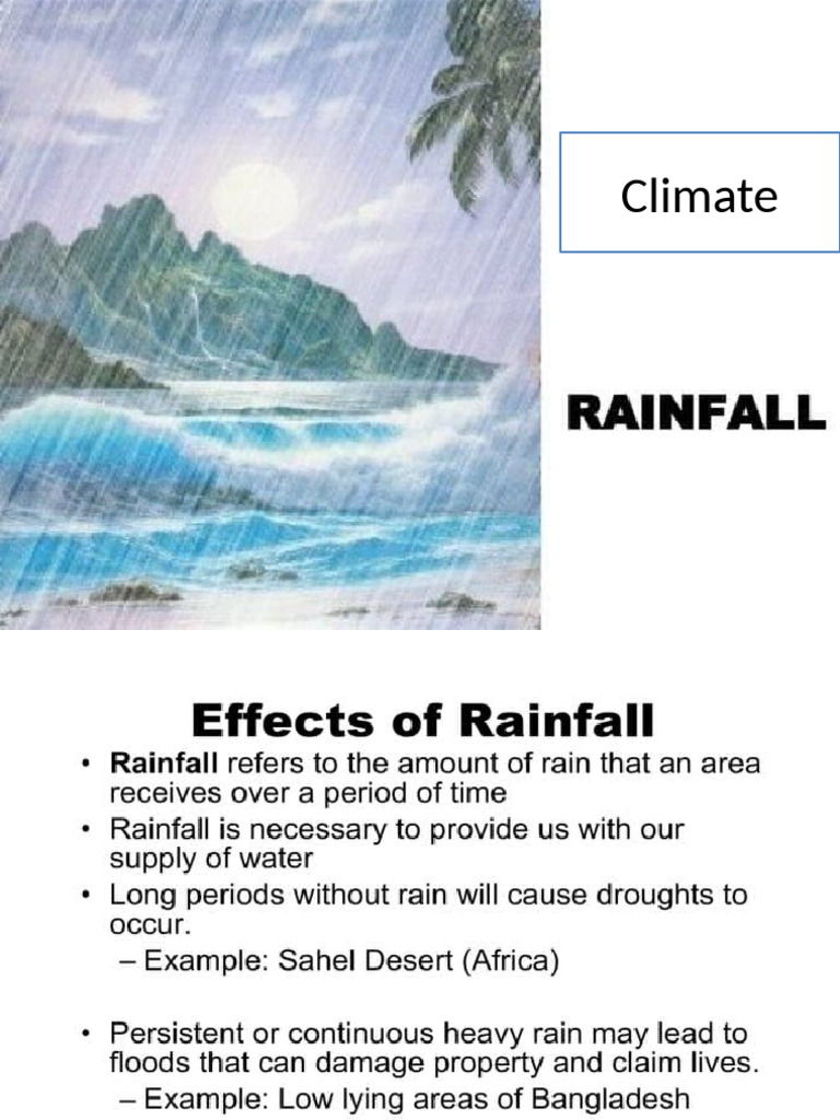 of Annual Rainfall | PDF
